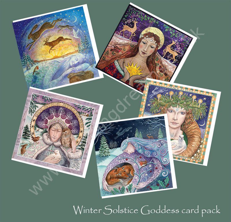 Winter Solstice Goddess Card Pack - Painting Dreams